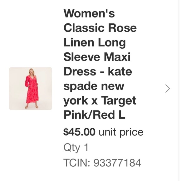 kate spade | Dresses | Kate Spade Target Rose Linen Maxi Dress | Poshmark
